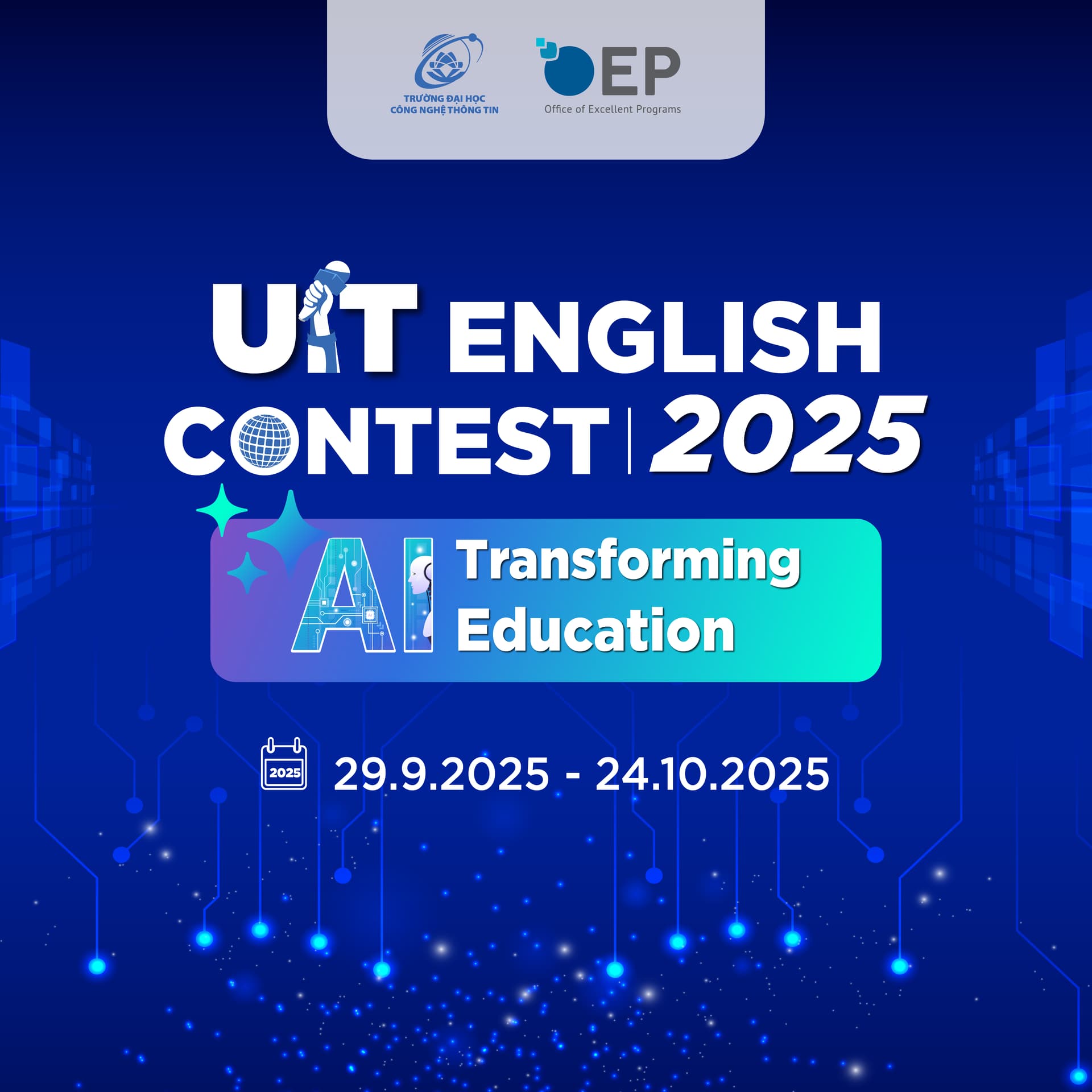 Cuộc thi tiếng Anh: UIT ENGLISH CONTEST 2025 - Hội thảo - Tham quan ...